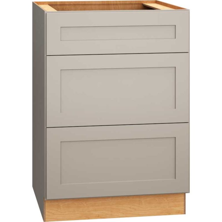 24" Base Cabinet | 3 Drawers | Omni Mineral | Mantra