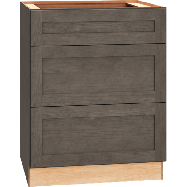 24 Base Cabinet 3 Drawers Omni Mineral Mantra