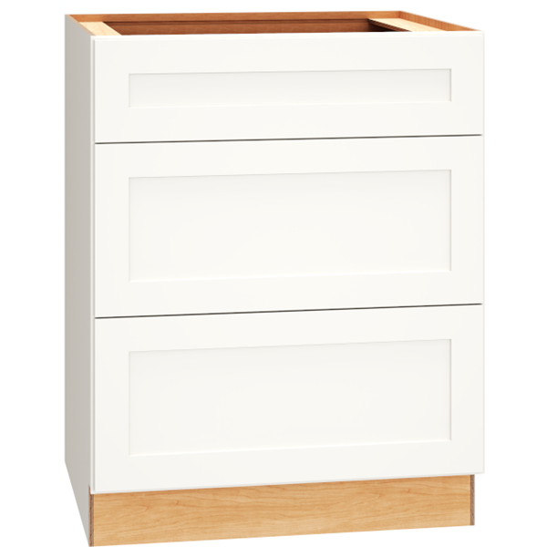 24" Base Cabinet | 3 Drawers | Omni Mineral | Mantra
