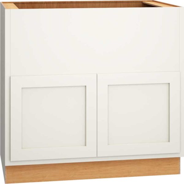 36" Country Sink Base in Classic Snow - MANTRA Cabinets