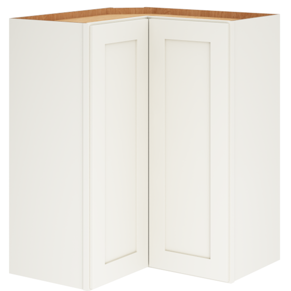 30" Easy Reach Wall Corner Cabinet | Omni Snow | Mantra