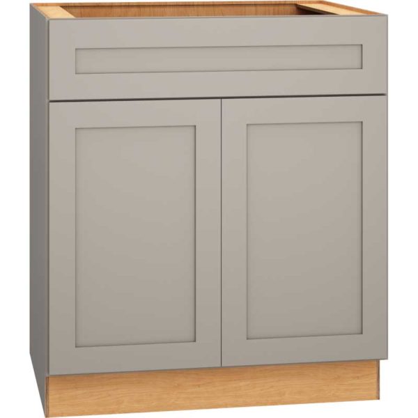 30" Sink Base Cabinet in Omni Mineral - MANTRA Cabinets