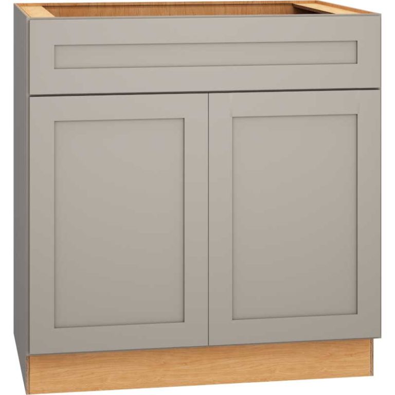 33" Sink Base Cabinet in Omni Mineral - MANTRA Cabinets