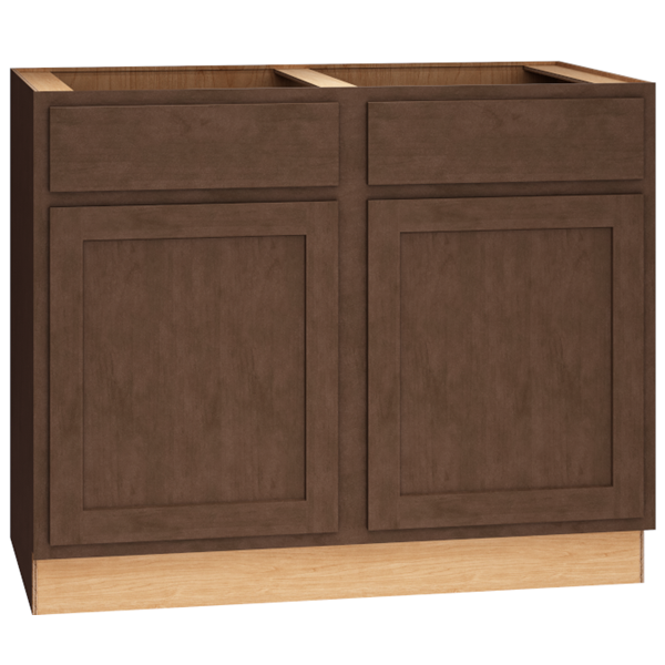 42" Sink Base Cabinet in Classic Bark - MANTRA Cabinets