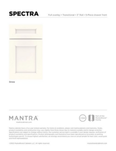 MANTRA® Cabinets Style and Design Brochures - MANTRA Cabinets