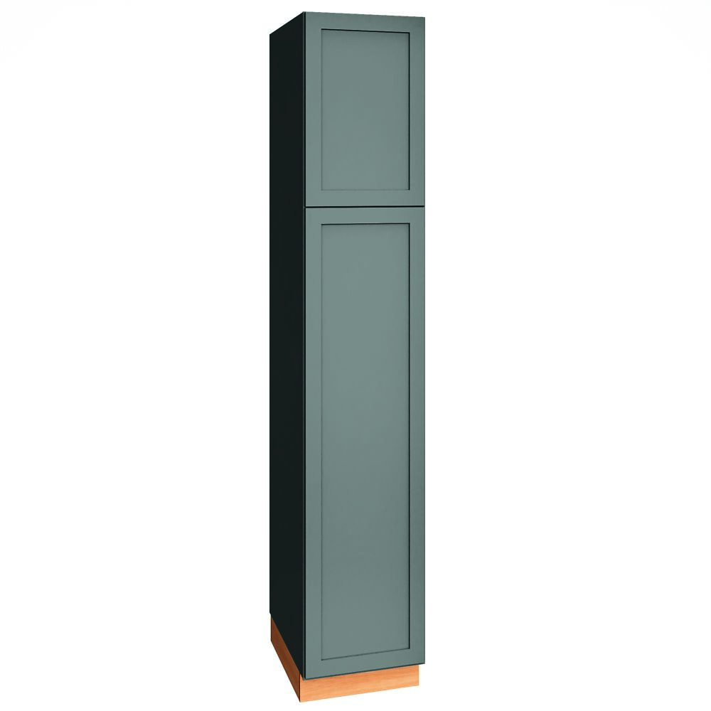 93" Utility Cabinet with Single Door in Omni Graphite - Mantra Cabinets