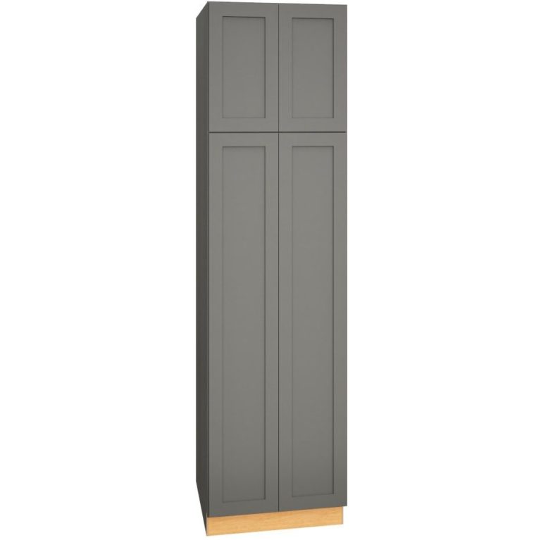 90" Utility Cabinet | Double Doors | Omni Graphite | Mantra