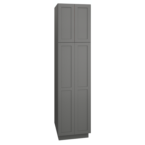 93" Utility Cabinet | Double Doors | Omni Graphite | Mantra