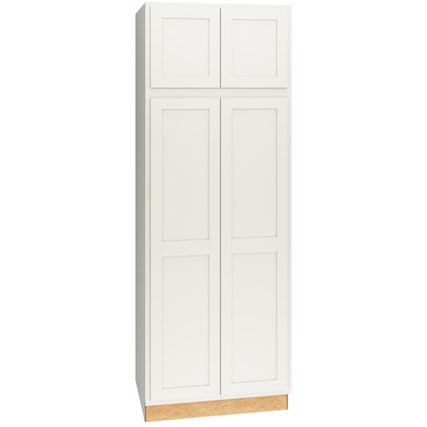 84" x 30" Utility Cabinet with Double Doors in Classic Snow - MANTRA ...