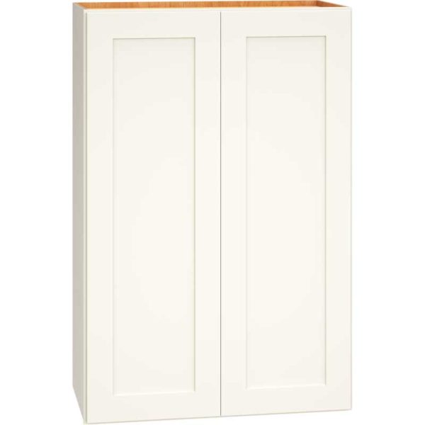 24 X 36 Wall Cabinet With Double Doors In Omni Snow Mantra Cabinets