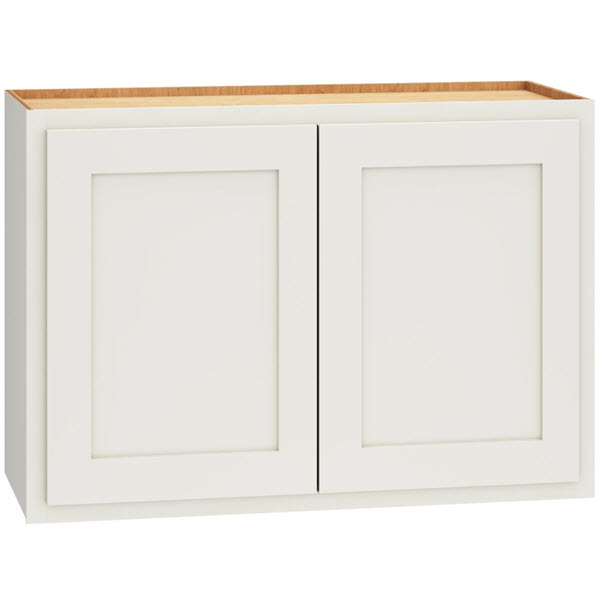 30" x 21" x 12" Wall Cabinet with Double Doors in Classic Snow - Mantra ...