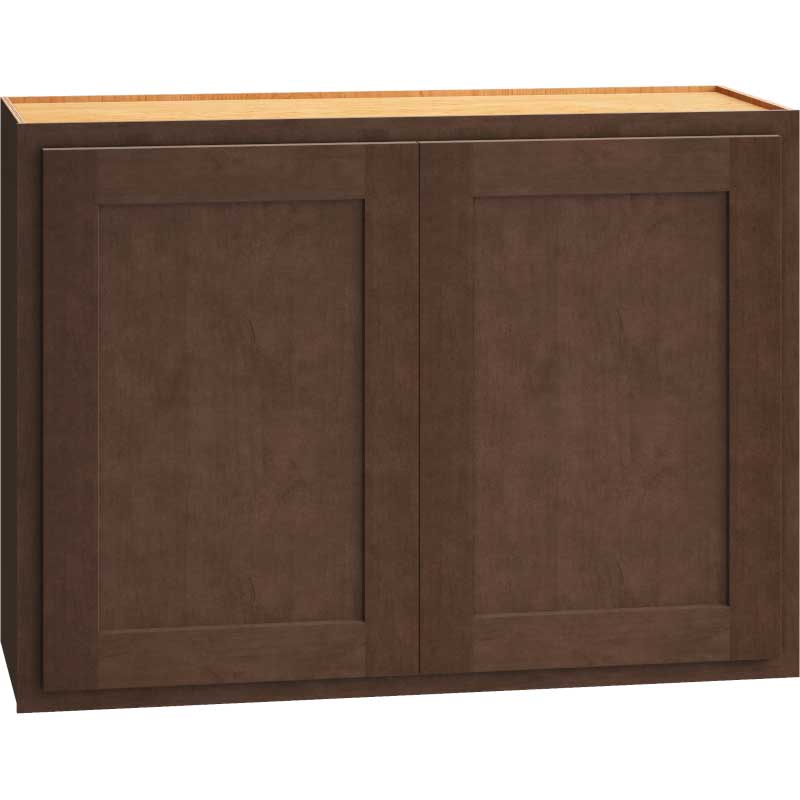 24" x 24" Wall Cabinet with Double Doors in Classic Bark - MANTRA Cabinets