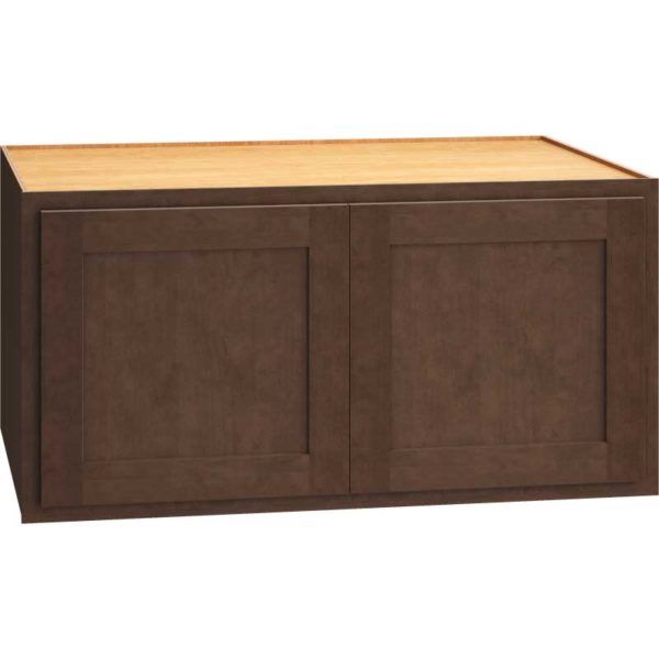 36" x 18" x 24" Wall Cabinet | Double Doors | Classic Bark | Mantra