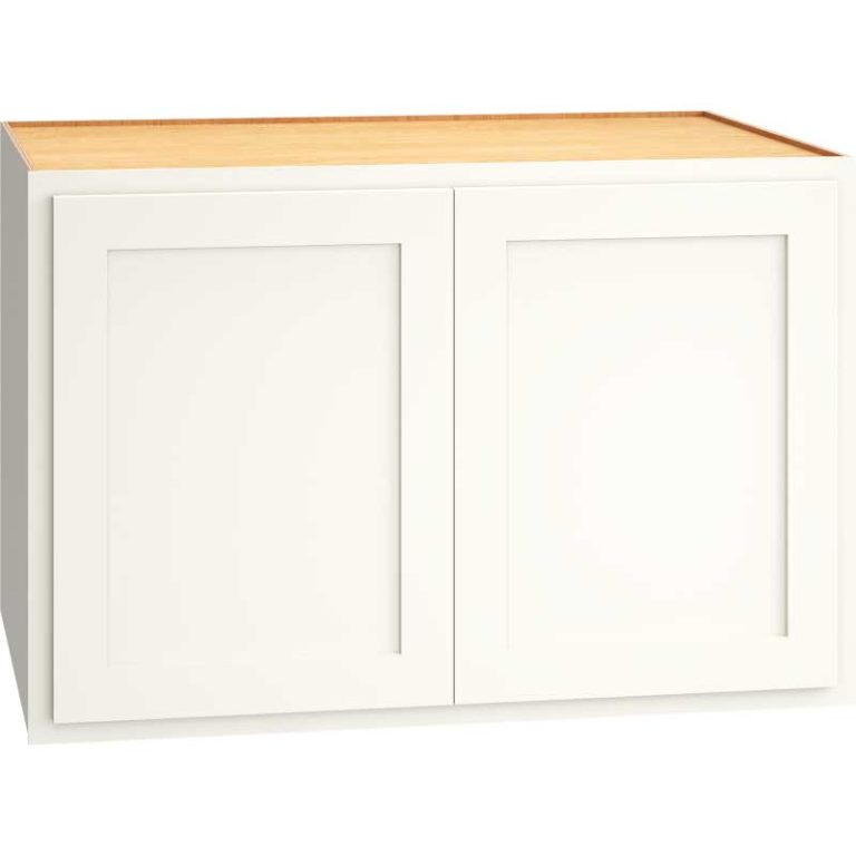36" x 24" x 24" Wall Cabinet | Double Doors | Classic Snow | Mantra