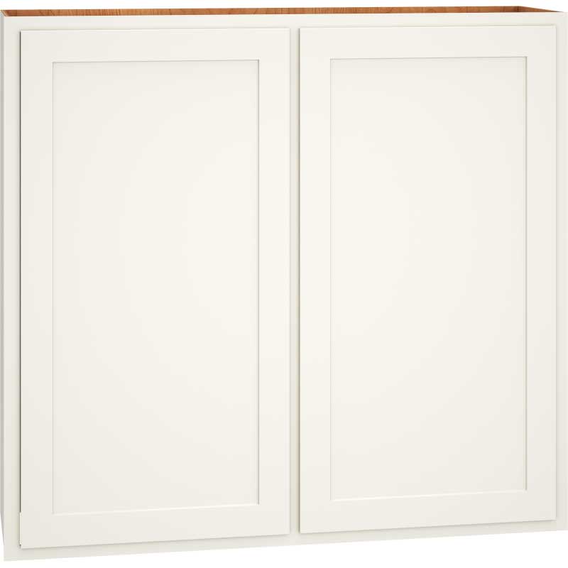 42" x 39" Wall Cabinet with Double Doors in Classic Snow - Mantra Cabinets