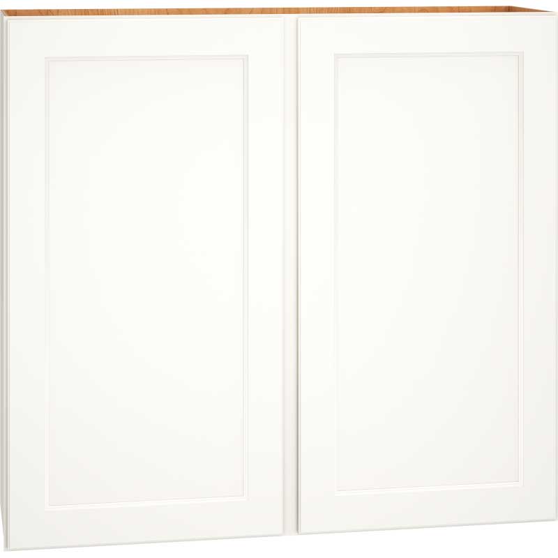 42" x 39" Wall Cabinet with Double Doors in Spectra Snow - Mantra Cabinets