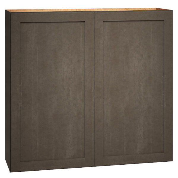 42" x 39" Wall Cabinet with Double Doors in Omni Beachwood - Mantra Cabinets